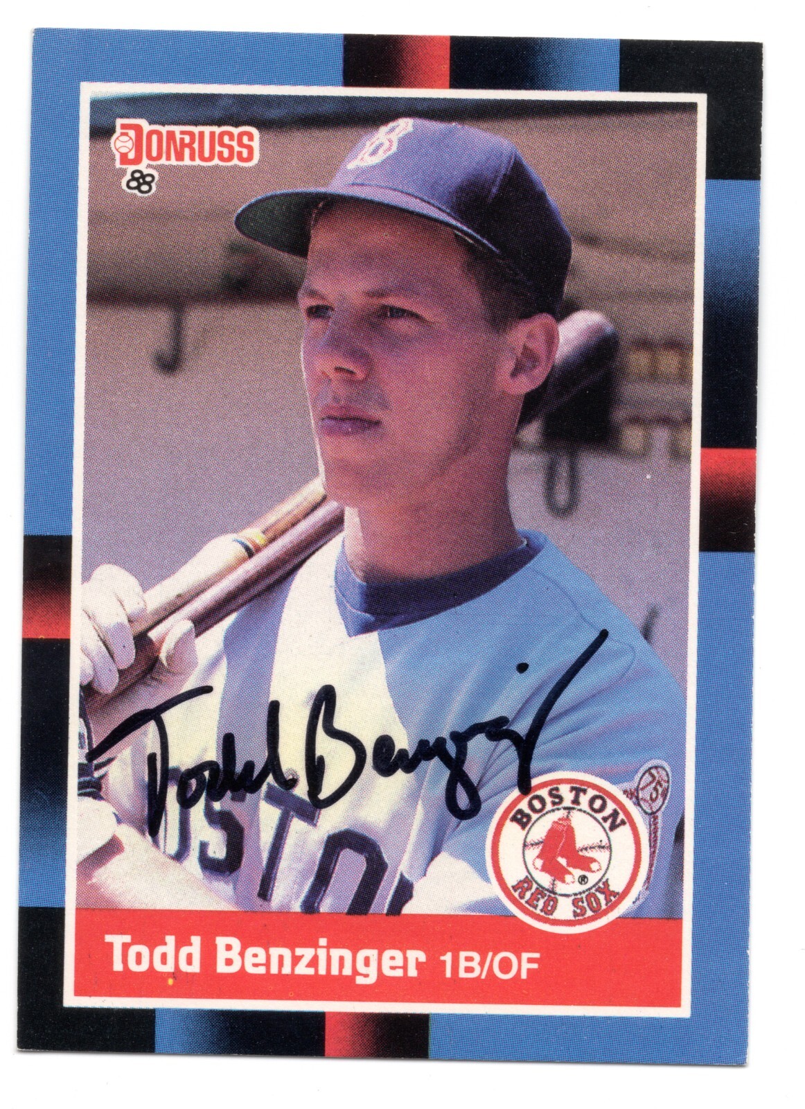 Todd Benzinger Autograph On A 1988 Donruss - Boston Red Sox | eBay