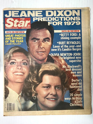 The STAR Tabloid Newspaper December 26 1978 Burt Reynolds Betty Ford | eBay