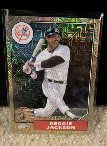 2022 Topps Update '87 Topps Silver Pack Chrome #T87C63 Reggie Jackson ...