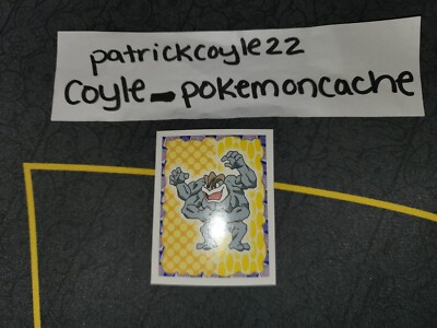 Machamp #68 Pokemon Merlin Sticker NM | eBay