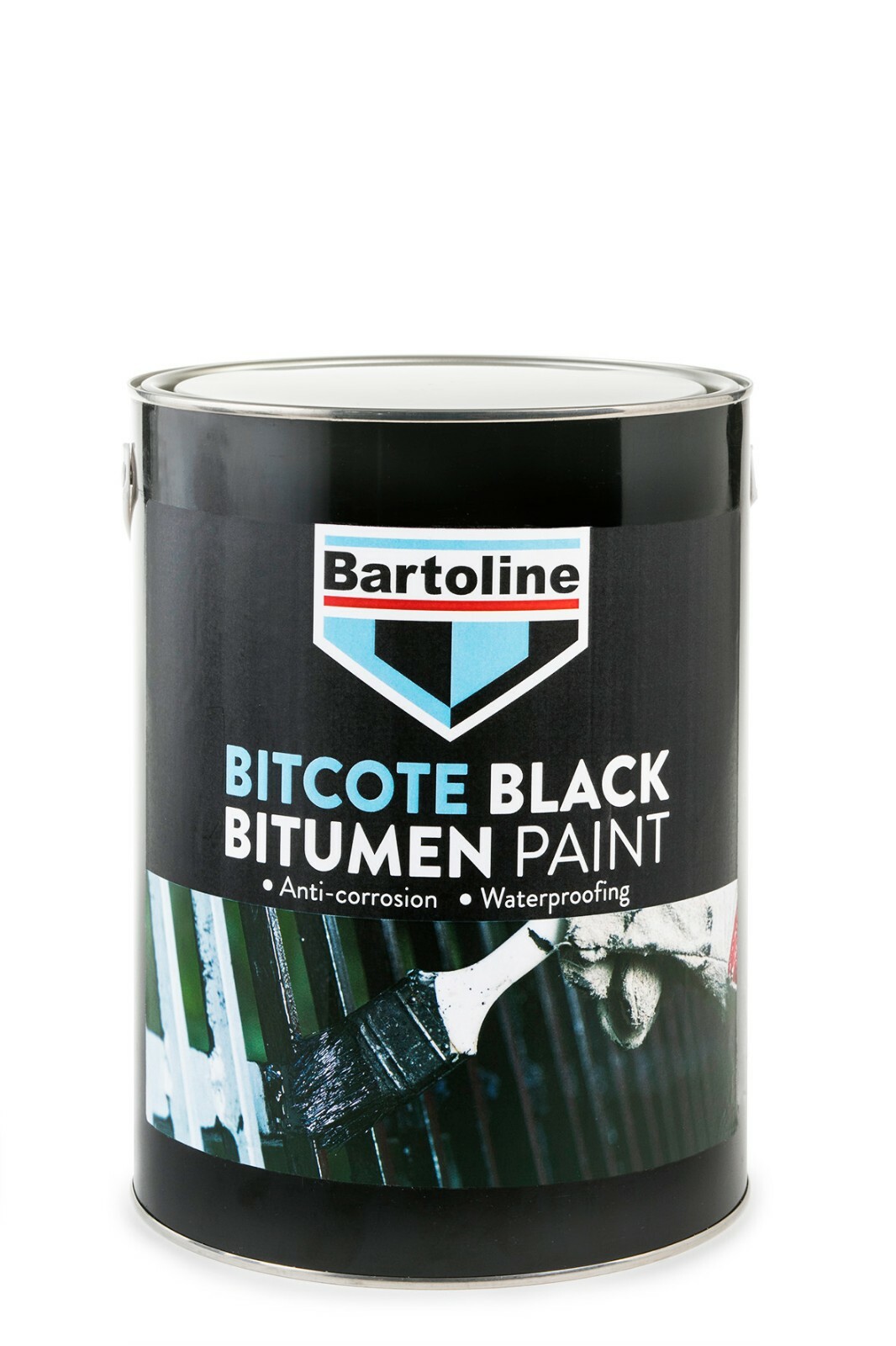BARTOLINE BITUMEN BLACK PAINT BITCOTE 1L/2.5L/5L/20L WATERPROOFING ...
