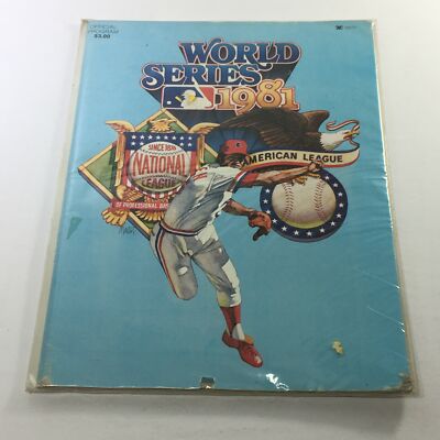 1981 World Series Program: Los Angeles Dodges vs New York Yankees | eBay