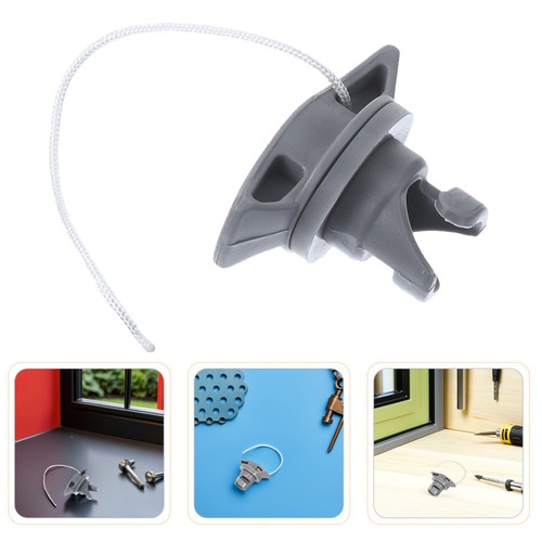 6PCS Inflatable Boat Valve Replacement Caps - Grey Screw-On Air Valve ...
