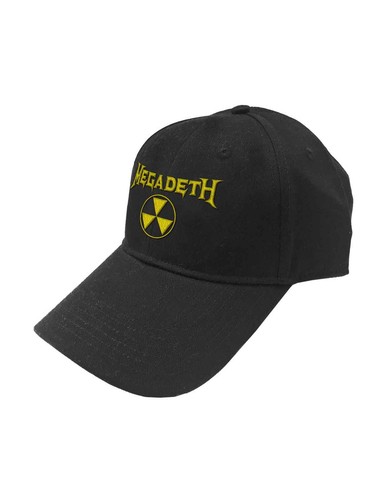 Megadeth Baseball Cap Hazard Band Logo new Official Black Strapback ...