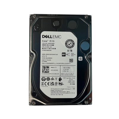 ST8000NM024B-DELL Part Number SupDELL 8TB 7.2K SAS 12Gb/s 3.5'' 512e ...