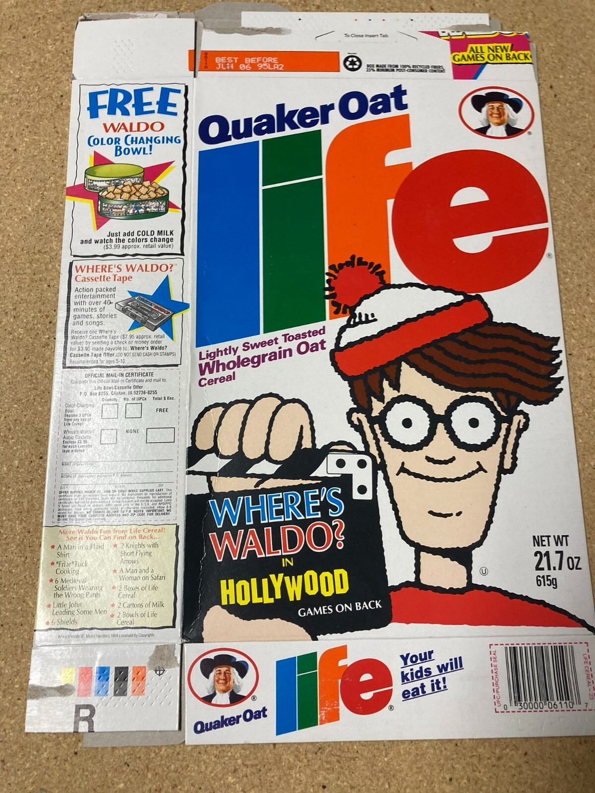Life Cereal Box Covers