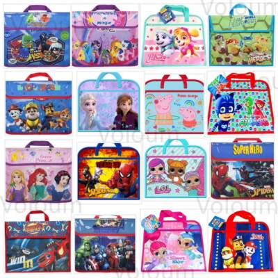 Kids Character Book Bag Children Back to School Boys Girls Reading Bags ...