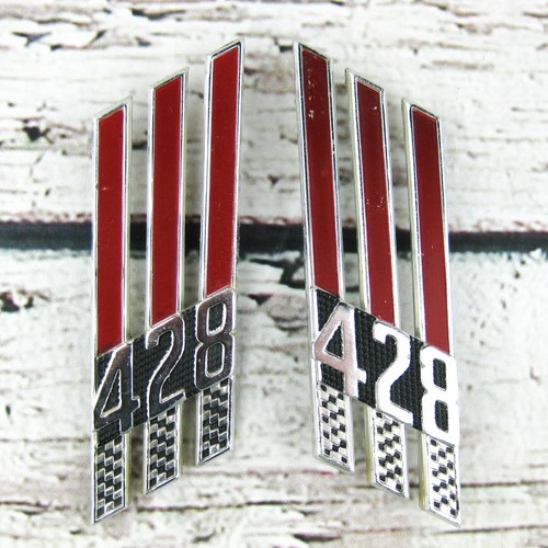 1966 1967 Ford Galaxie 500 428 ci Fender Emblem Badge Vintage Part C6AB ...