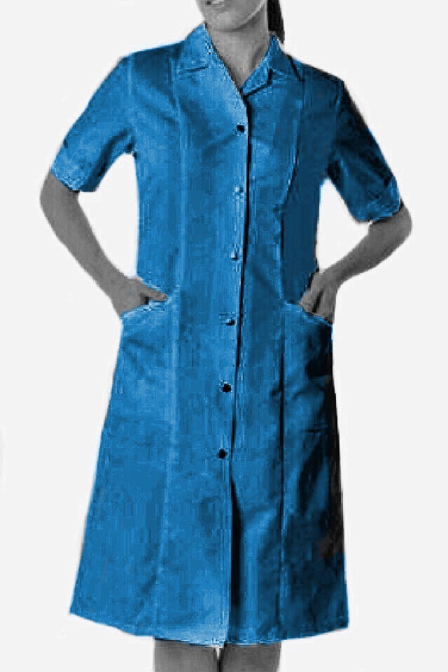 LAB COAT / WORK OVERALL - SHORT SLEEVES - Many Colours available - WC77 ...