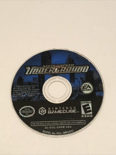 Game Cube game Need for Speed Underground by Nintendo GameCube Disc ...