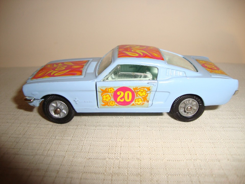 CORGI 348 FORD MUSTANG FLOWER POWER STOCK RACING CAR - EXCELLENT in ...