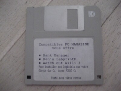 disquette pc magazinecompatible pc mag bank | eBay