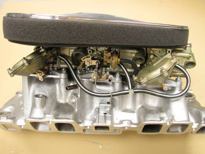 67 Corvette Org Intake TRI-POWER SYSTEM 427 435 hp 3x2 L71 3660 3659 ...