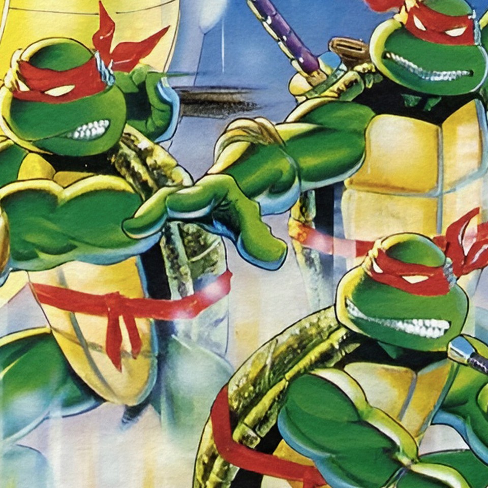 NES TMNT Poster 18" x 24" Print Teenage Mutant Ninja Turtles Nintendo ...