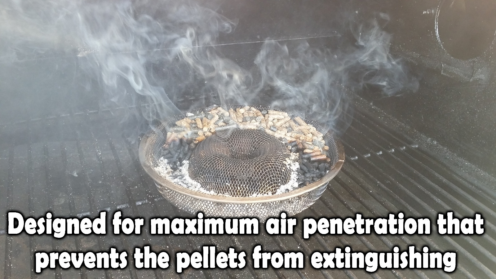 SMOKE RING BBQ Pellet Grill Cold smoke generator, Masterbuilt Electric ...