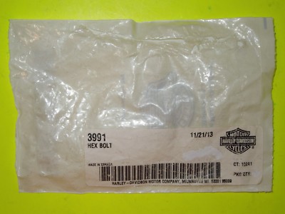 NOS OEM Harley Davidson 5/16-18 X 7/8 hex. hd.(Grade 5 steel) Bolt P/N ...