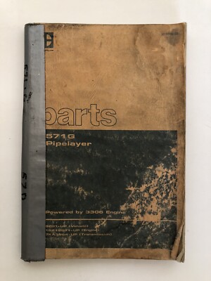 CAT 571G Pipelayer Parts Book. 5ZD1-UP | eBay