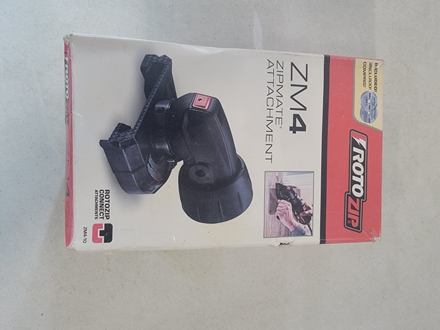 RotoZip Zm4-10 ZipMate Right Angle Attachment With Zip Wheels for sale ...