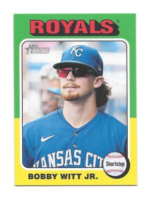 2024 Topps Heritage BOBBY WITT Jr. Missing Facsimile Signature -KC ...
