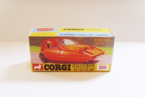 CORGI TOYS No. 389- BOND BUG - Superb custom display/ repro box ONLY ...