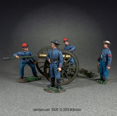 BRITAINS 31425 - "Load!" Confederate Artillery with 12 Pound Howitzer ...