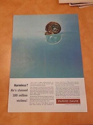 1962 Parke-Davis: Harmless Vintage Print Ad 8x11 | eBay