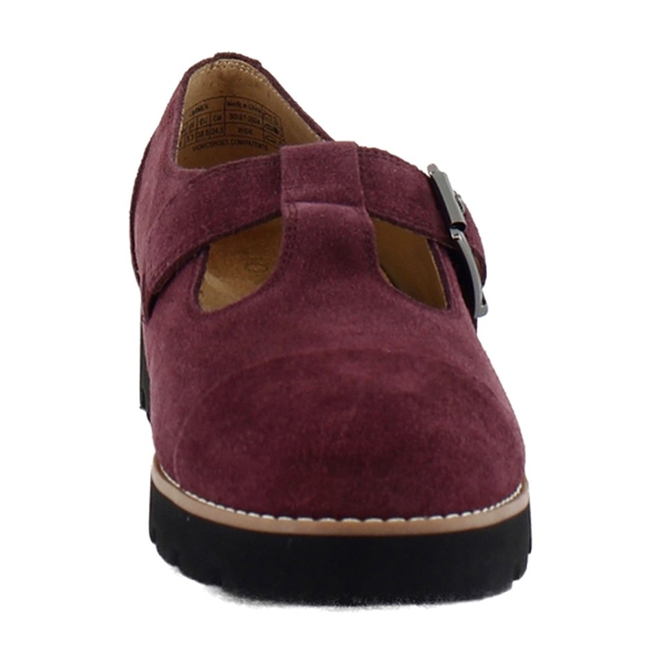 Vionic Carmen Womens Loafers & Slip-Ons Port Wine Suede | eBay