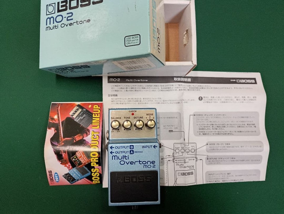 Boss MO-2 Multi Overtone Guitar Effects Pedal Used Adjustable Tone ...