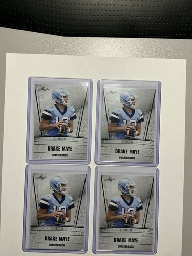 Drake Maye QB, ROOKIE CARDS (lot of 4 cards) 2023 Leaf Draft series | eBay