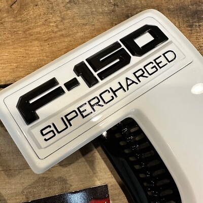 2021+ OEM Ford F-150 Custom SUPERCHARGED Fender Emblem Painted ANY OEM ...