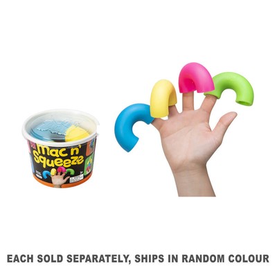 Schylling Mac and Squeeze Nee-Doh Rubber 1pc Random Colour Ages 3 Years ...