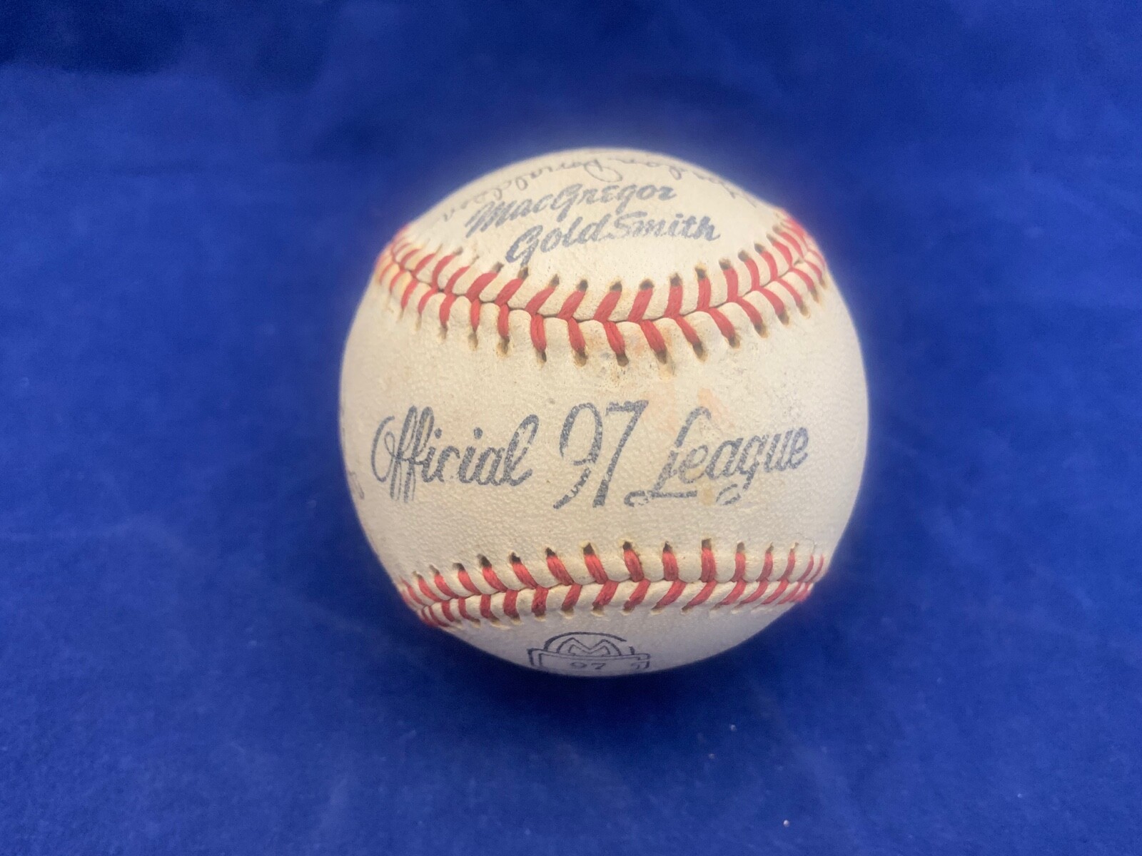 Official Macgregor 1940's Goldsmith 97 League Baseball signed 18 autos McBride | eBay