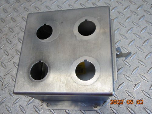 HOFFMAN A606CHNFSS STAINLESS STEEL HINGED ENCLOSURE 6x6x4 | eBay