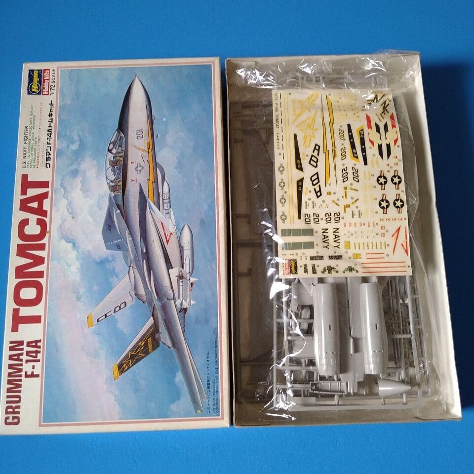 1/72 Grumman F-14A Tomcat Model Kit Hasegawa US Navy Fighter ...