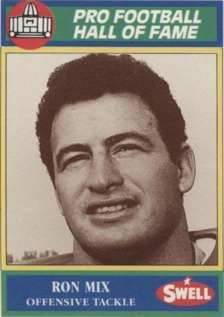 1990 Swell Pro Football Hall of Fame - Ron Mix #105 for sale online | eBay