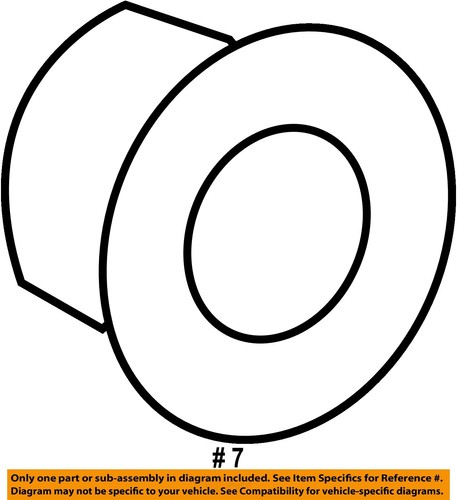 GM OEM 02-09 Bravada Lift Gate Gate Hardware-Hinge Pin Bushing 15890137 ...