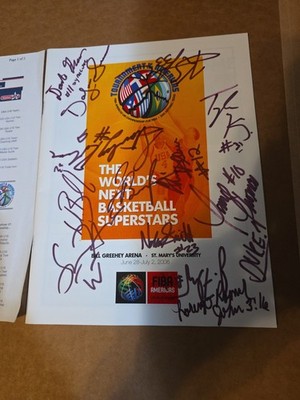 USA FIBA Men’s U18 2006 Program Signed Autographed | eBay