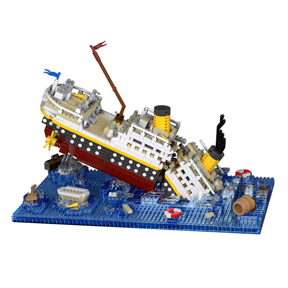 Famous Cruise Ship Building Blocks Titanic of Model Building Bricks ...