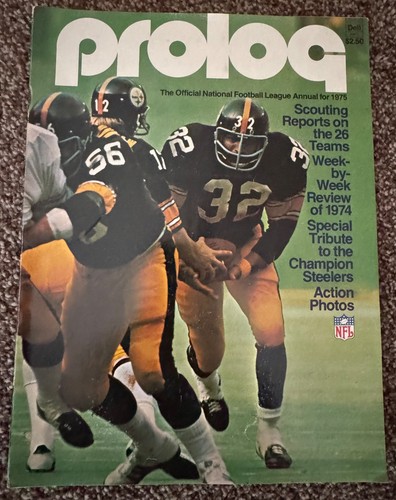vintage 1975 Prolog Official National Football League Annual Franco ...