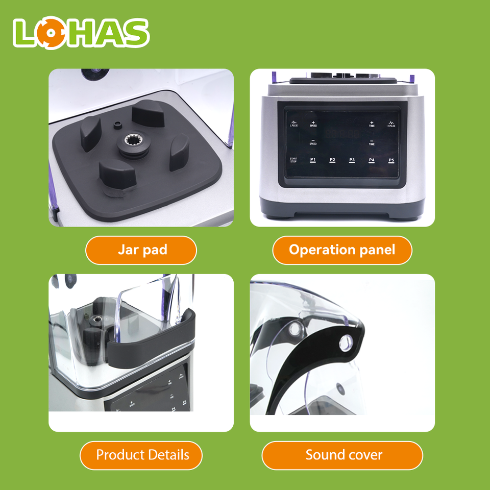 High-Performance Commercial Blender With Sound Enclosure – 2200W, 1 ...