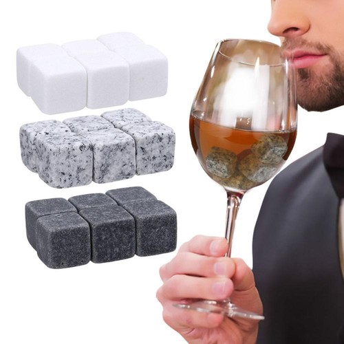 Reusable Elegant Granite Ice Cube Ice Stone Whiskey Stones Set Cooler Stone | eBay Australia