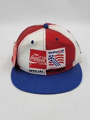 BRAND NEW 1994 SOCCER WORLD CUP VINTAGE CAP HAT COCA COLA SNAPBACK 94 ...