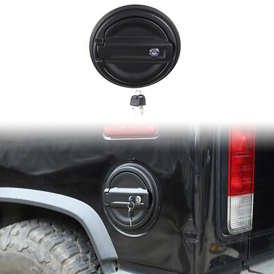 Exterior Fuel Door Locking Aluminum Gas Tank Cap Cover For Hummer H2 ...