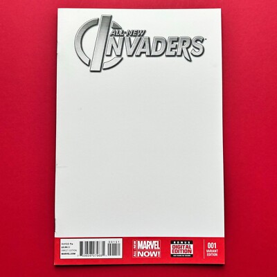 All-New Invaders #1 Blank Sketch Variant Marvel 2014 James Robinson | eBay