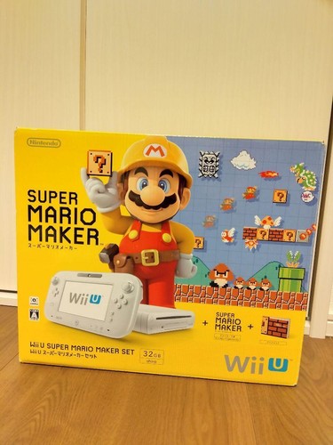 Nintendo Wii U Super Mario Maker 32GB Limited Edition Game console Set ...