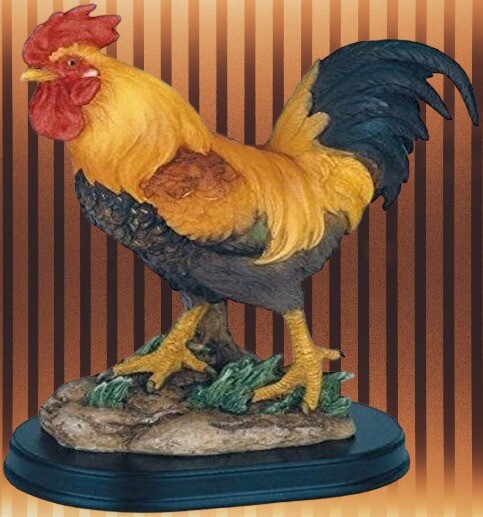 George Chen Imports SS-G-54071 Rooster Chicken Farm Animals Decoration ...