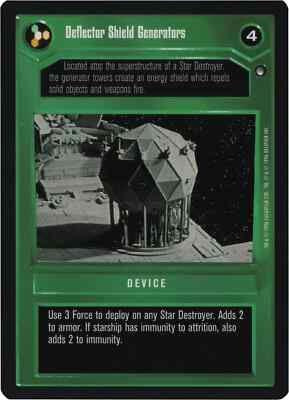 Deflector Shield Generators (Hoth-Limited) | Decipher Star Wars CCG ...