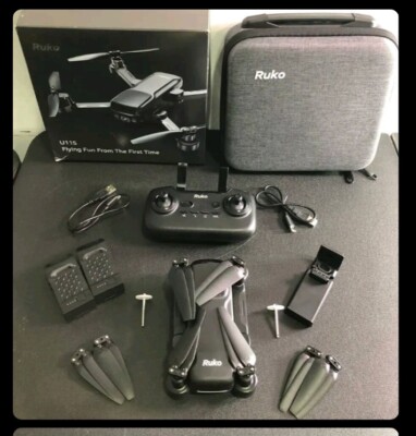 Ruko U11S Drone, Built-in Remote ID, 120° FOV, GPS Auto Return, 40 Mins ...