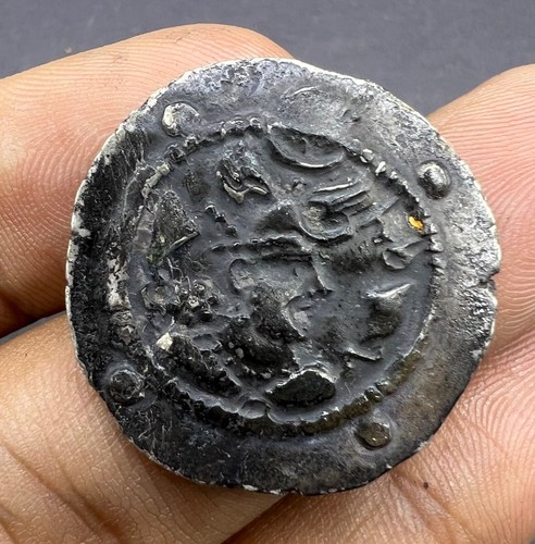 Ancient Sasanian Sassanid Empire Large Silver Drachm Coin ...