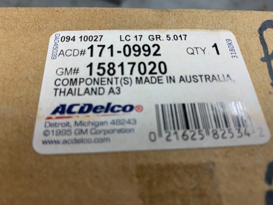 SINGLE Genuine GM 15817020 Rear Parking Brake Shoe | eBay